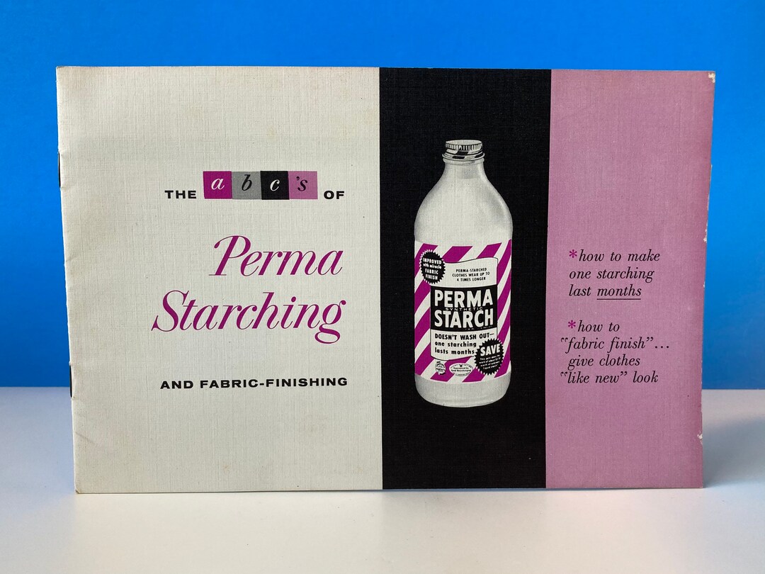 The Abc's of Perma Starching Brochure & Label - Etsy