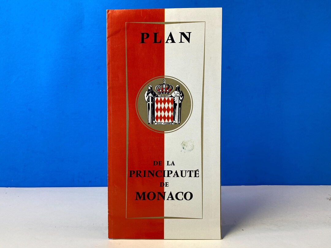 Monaco Brochure W Map - Etsy