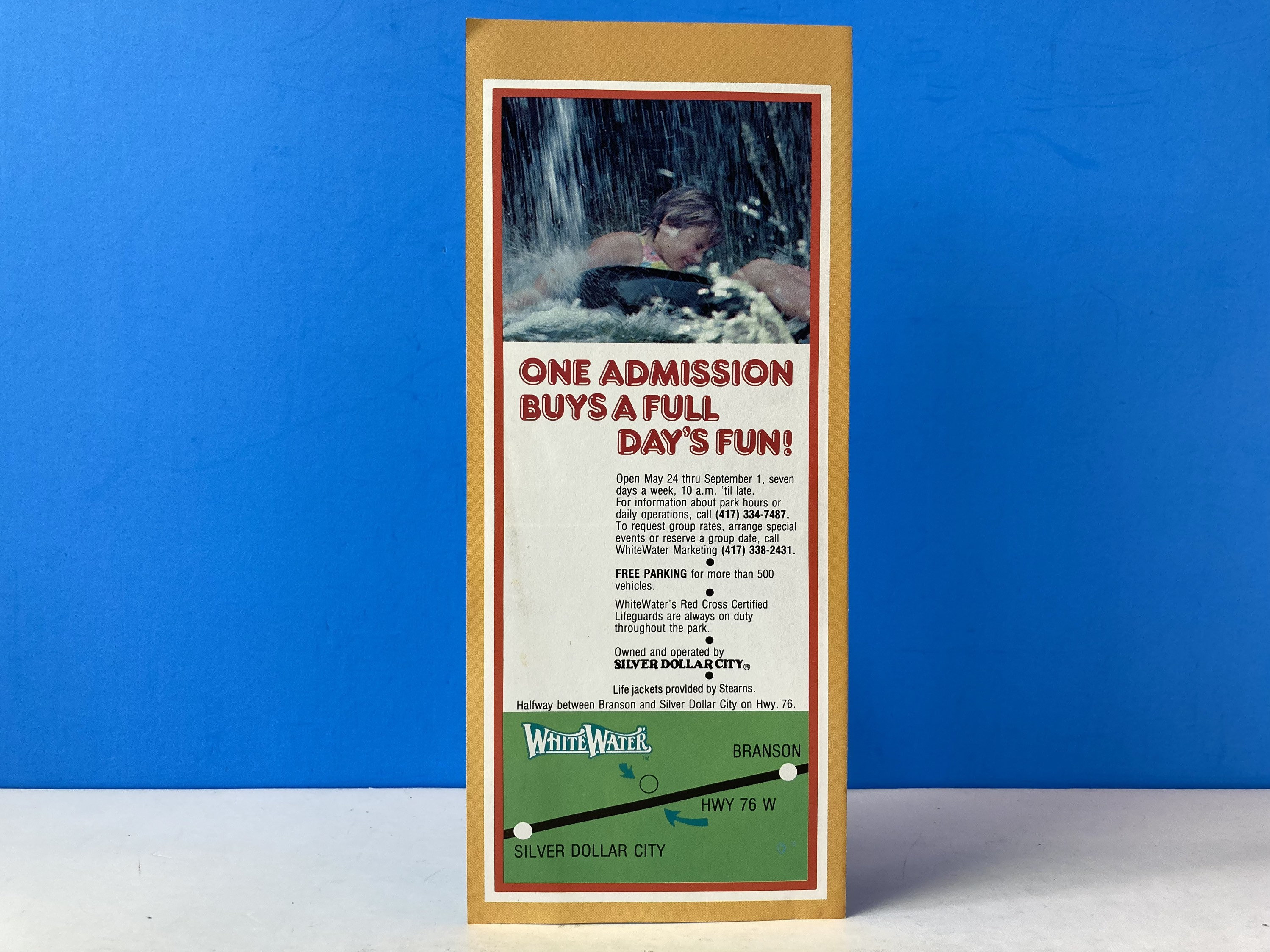 White Water Branson Brochure - Etsy