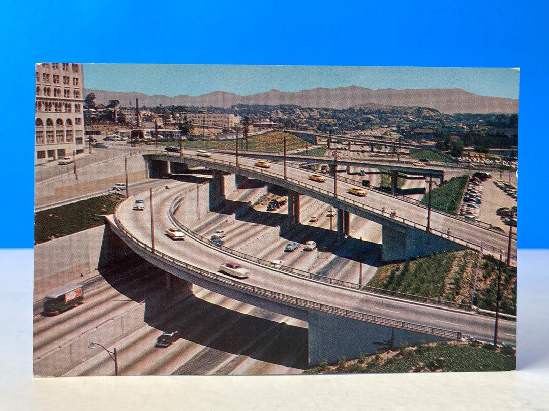 Harbor Freeway Los Angeles Postcard - Etsy