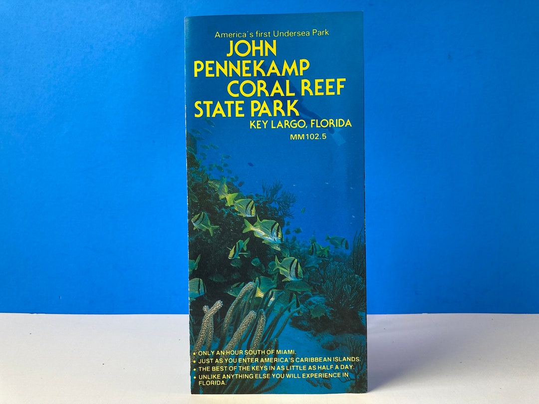 John Pennekamp Coral Reef State Park Brochure - Etsy
