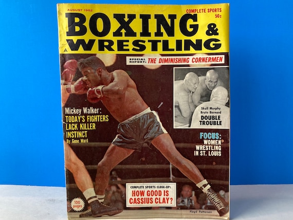 Boxing & Wrestling Magazine August 1962 - Etsy