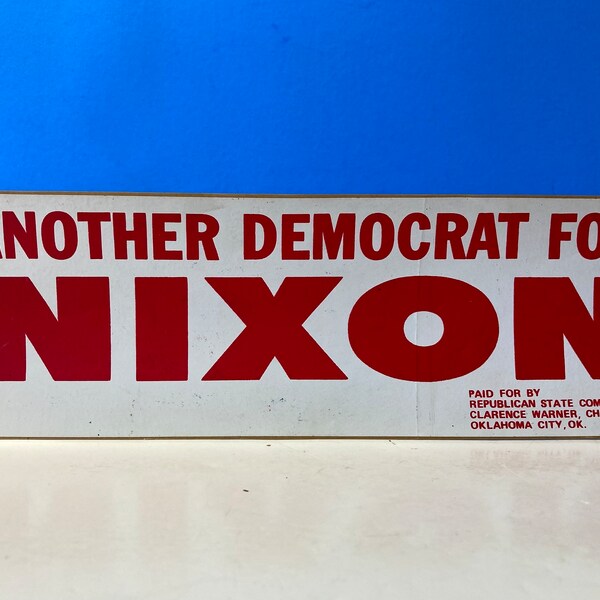 Nixon Bumper Sticker - Etsy