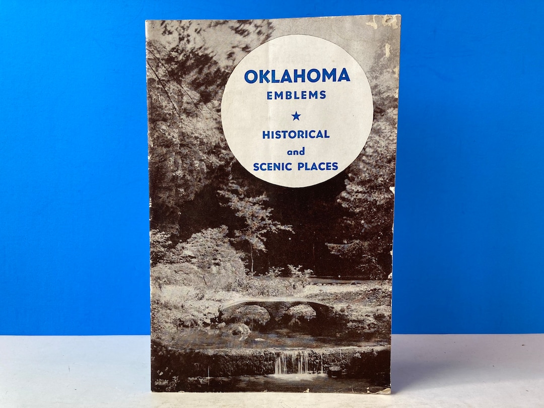 Oklahoma Emblems Historical and Scenic Places Booklet 1945 - Etsy