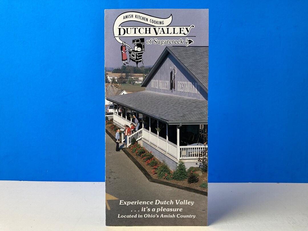Dutch Valley Restaurant Brochure Ohio - Etsy