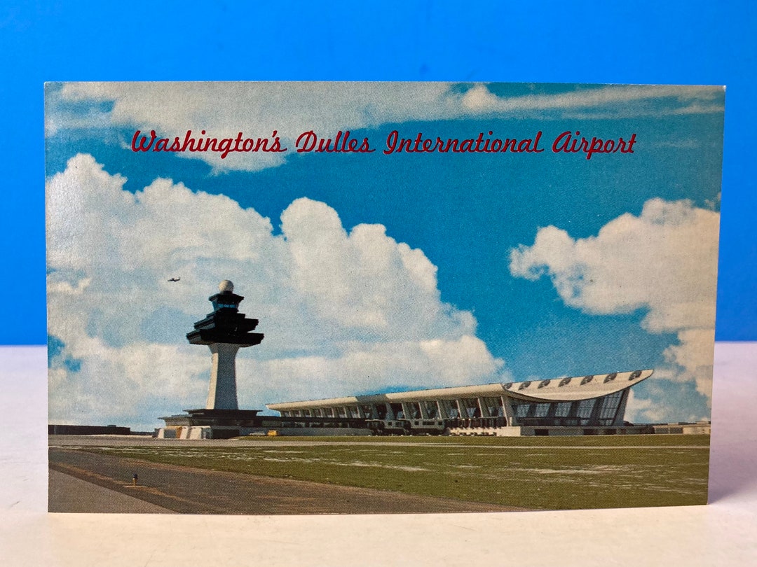 Washington's Dulles International Airport Postcard - Etsy