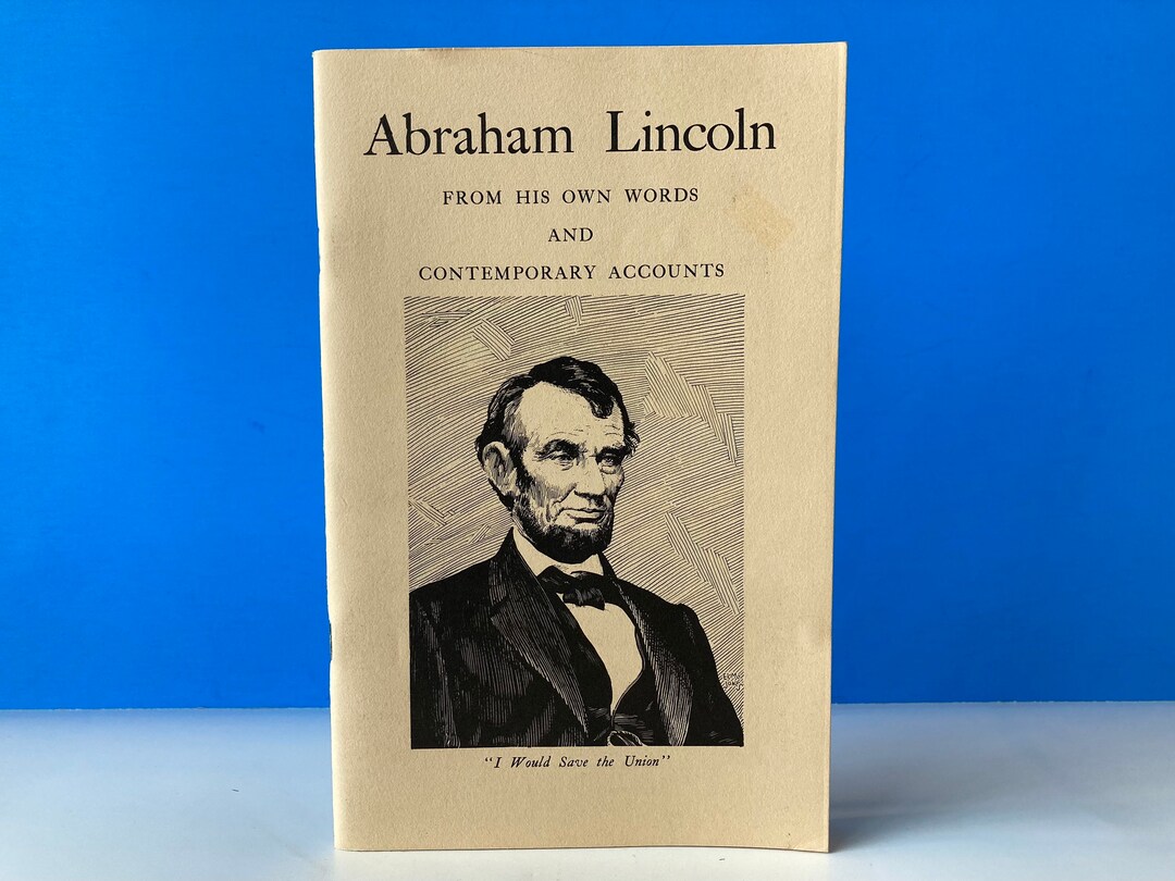 Abraham Lincoln Booklet - Etsy
