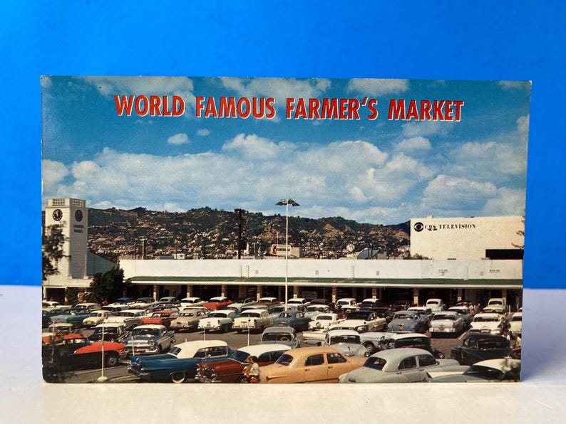 World Famous Farmers Market Postcard - Etsy