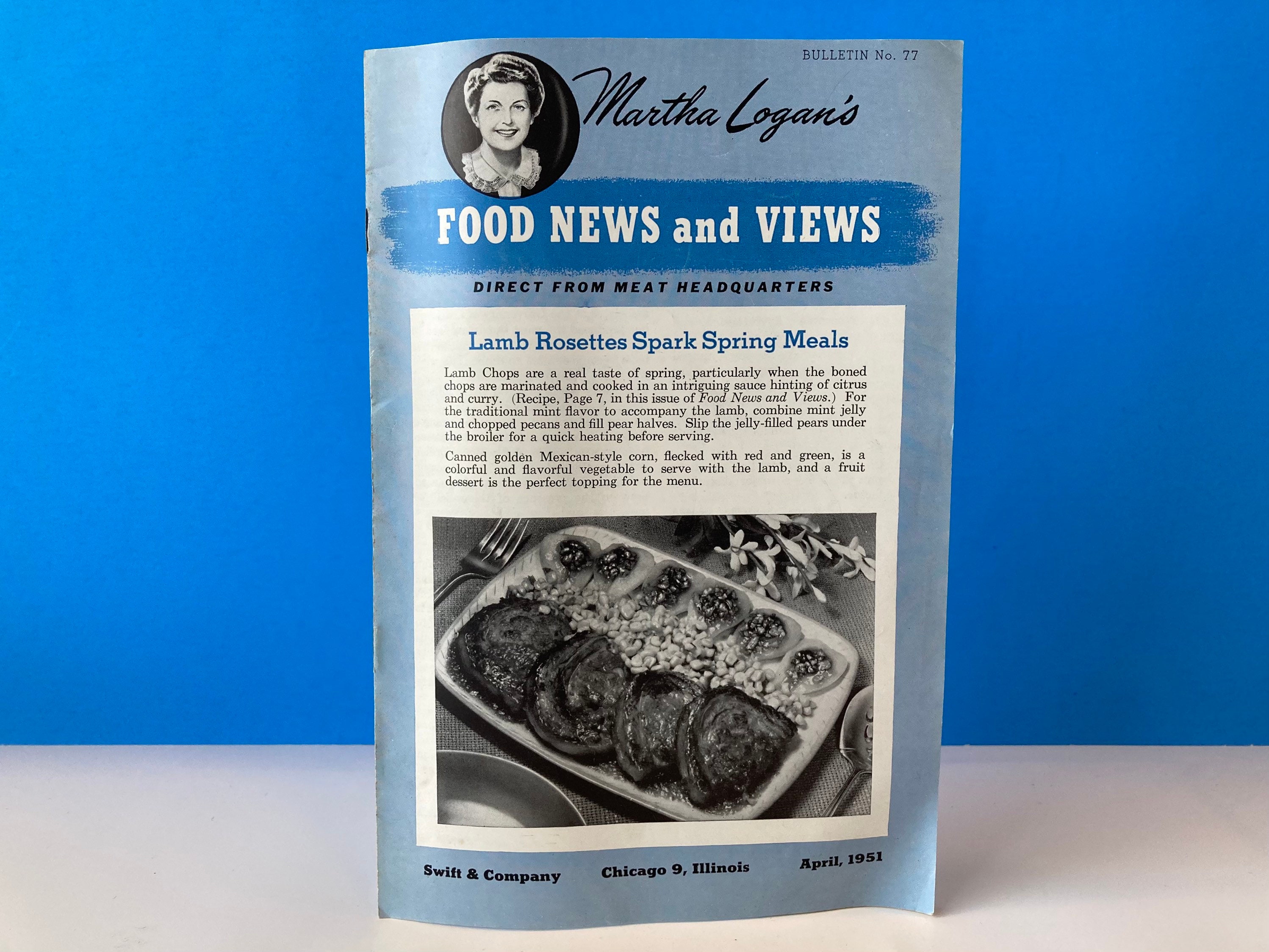 Martha Logan's Food News and Views 1951 | Etsy