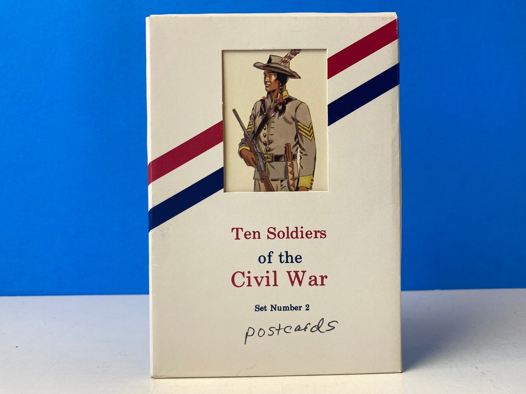 Ten Soldiers of the Civil War #2 Postcards - Etsy