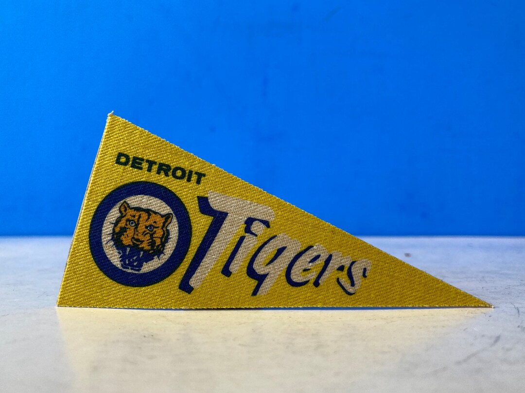 Detroit Tigers Mini Pennant Decal - Etsy
