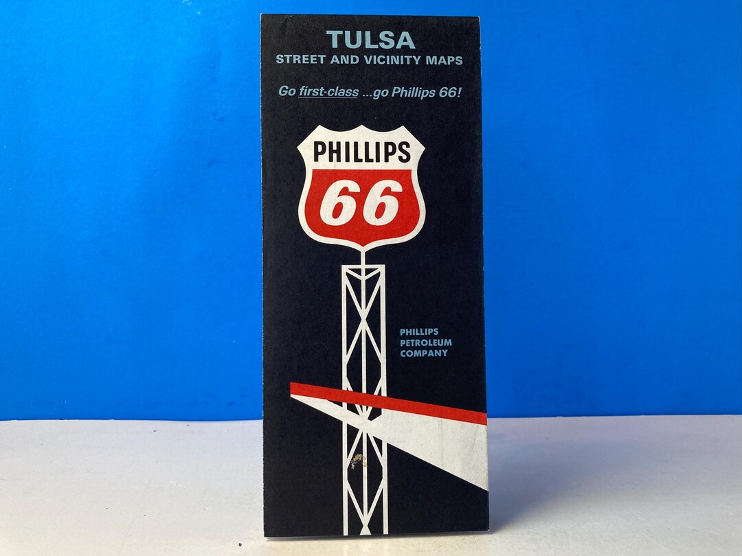 Phillips 66 Tulsa Street & Vicinity Maps - Etsy