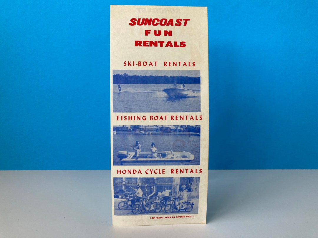 Suncoast Fun Rentals Brochure - Etsy