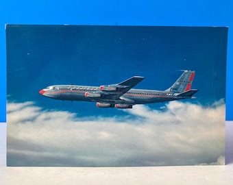 Photo Print 1950s Continental Airlines Golden Jet Boeing 707 Vintage ...