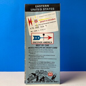 Phillips 66 Eastern United States Map 1966 - Etsy
