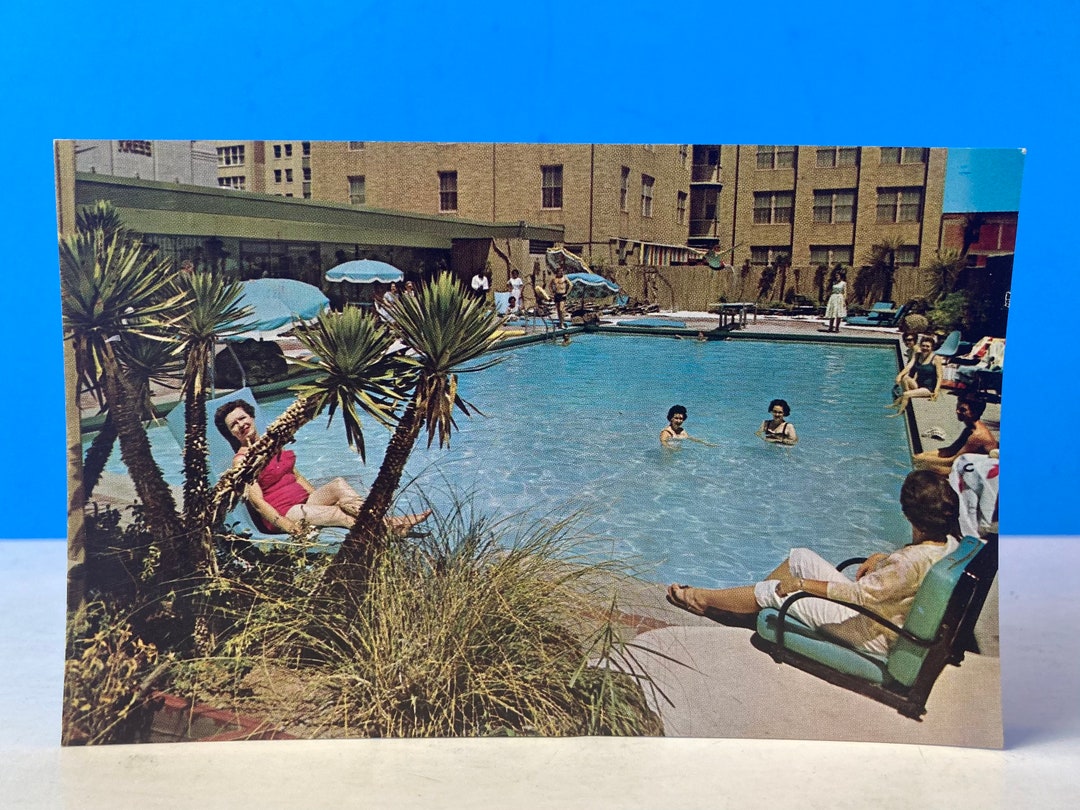 Acapulco Pool Blackstone Hotel Postcard - Etsy