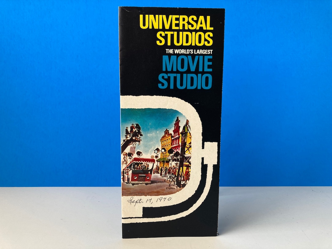 Universal Studios Brochure - Etsy