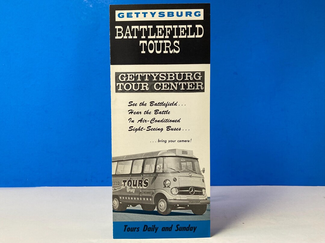 Gettysburg Battlefield Tours Brochure - Etsy