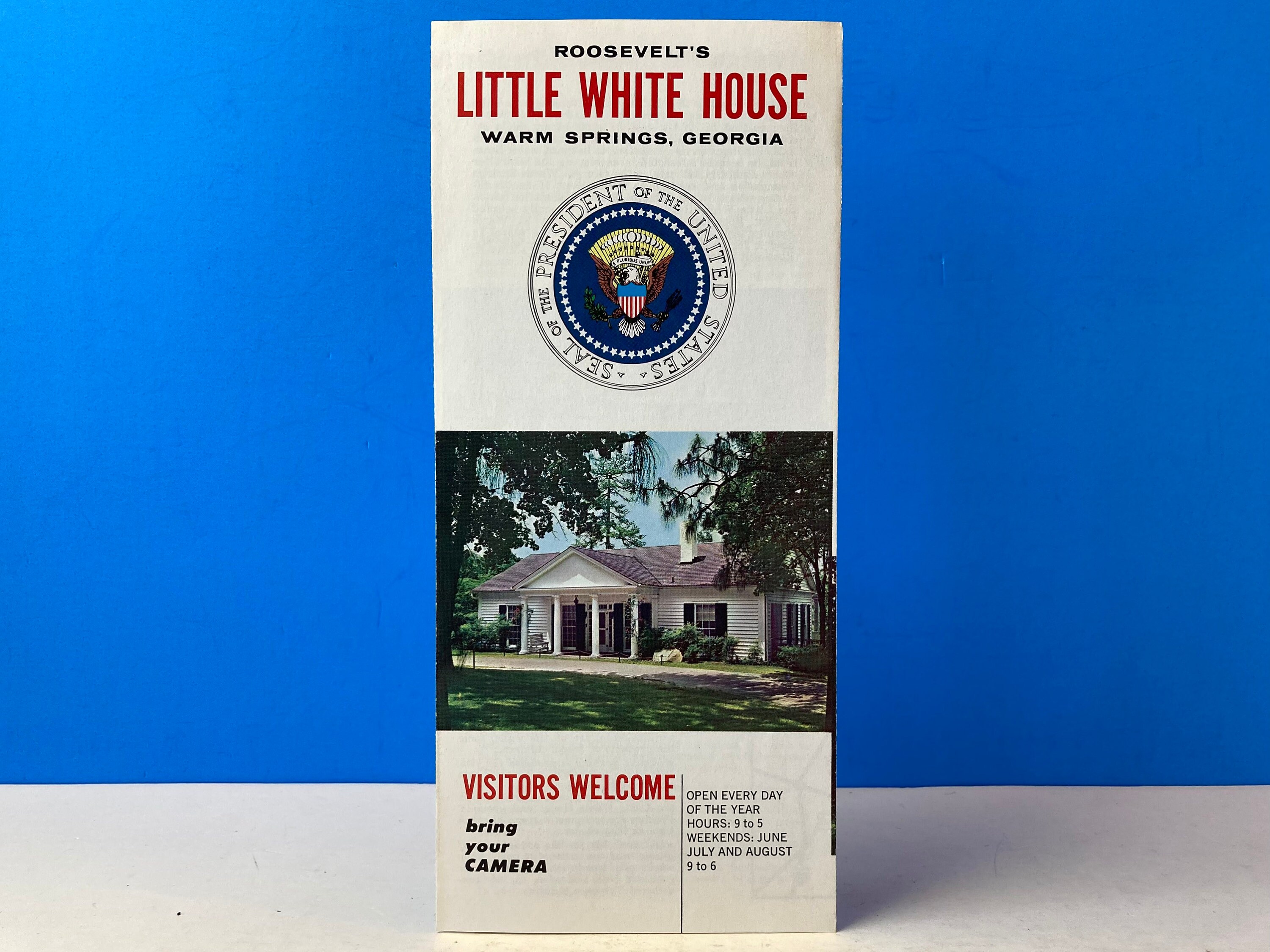 Roosevelt's Little White House Brochure - Etsy