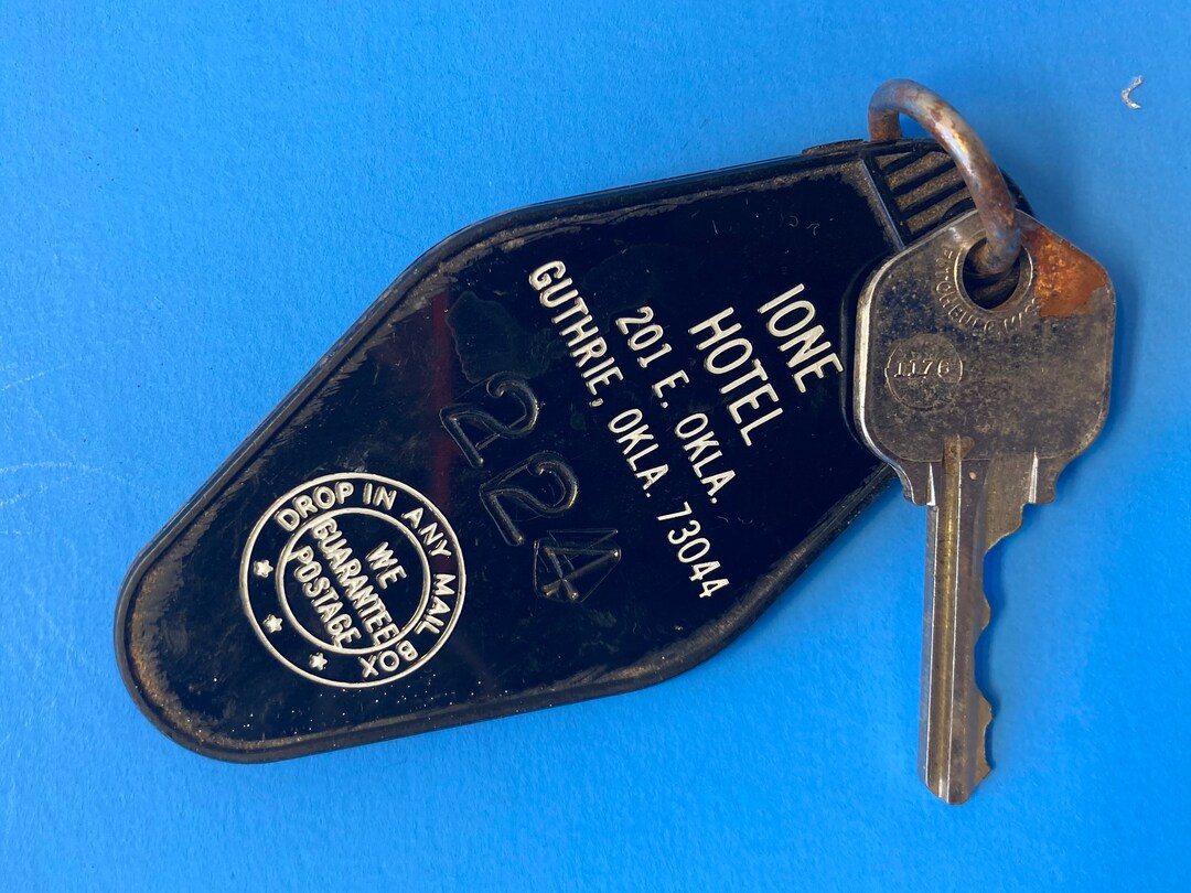 Ione Hotel Room Key 224 Guthrie Okla - Etsy