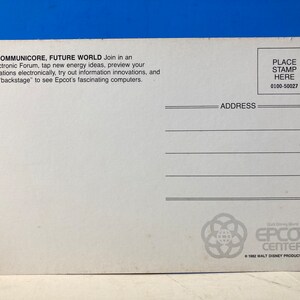 Communicore Epcot Postcard - Etsy
