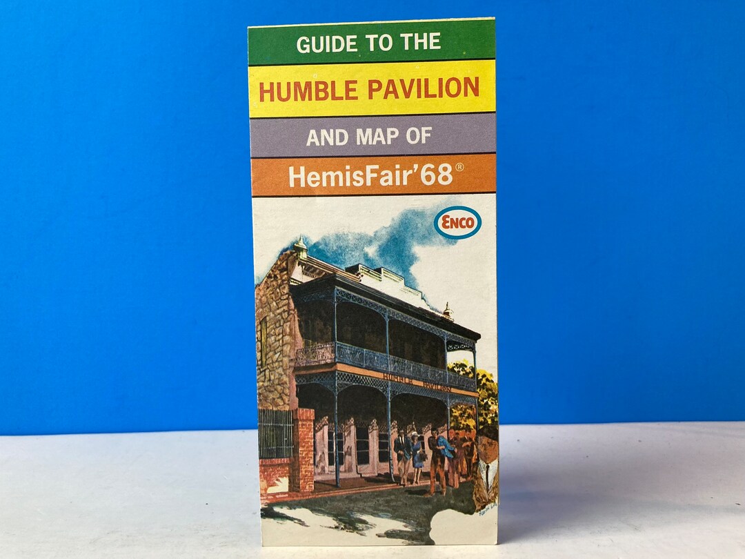 Guide to the Humble Pavilion & Hemisfair '68 Map - Etsy