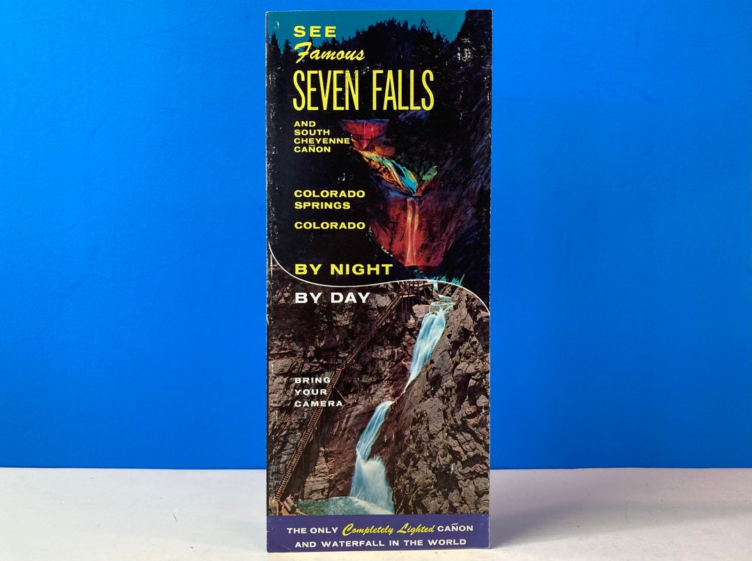 See Famous Seven Falls and South Cheyenne Canyon Brochure - Etsy