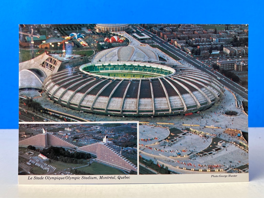 Montréal 1976 Olympic Stadium Postcard - Etsy