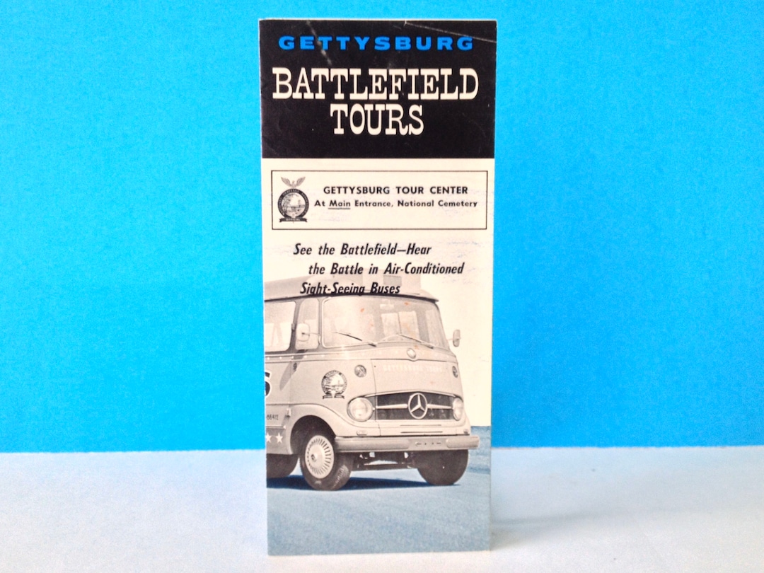 Gettysburg Battlefield Tours Brochure - Etsy
