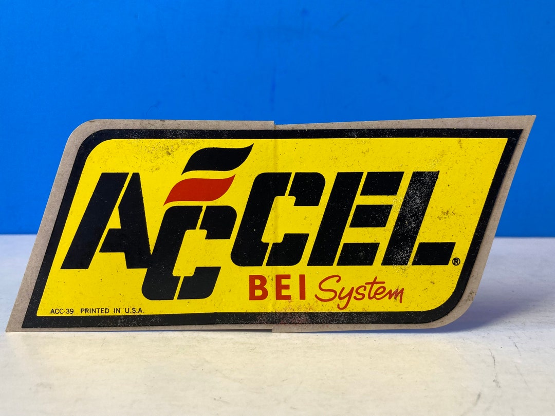 Vintage Accel BEI System Decal - Etsy