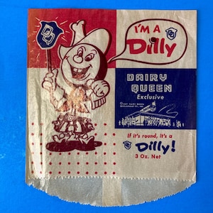 Dilly Bar Envelope Dairy Queen - Etsy