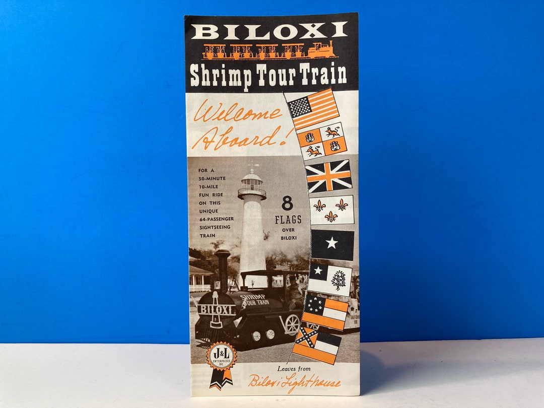 Biloxi Shrimp Tour Train Brochure - Etsy