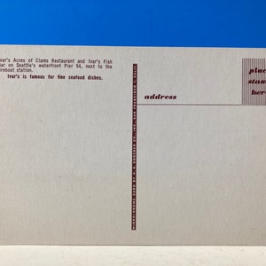 Ivar's Acres of Clams Restaurant Postcard - Etsy