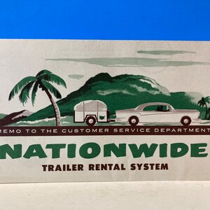Nationwide Trailer Rental System Customer Service Card - Etsy