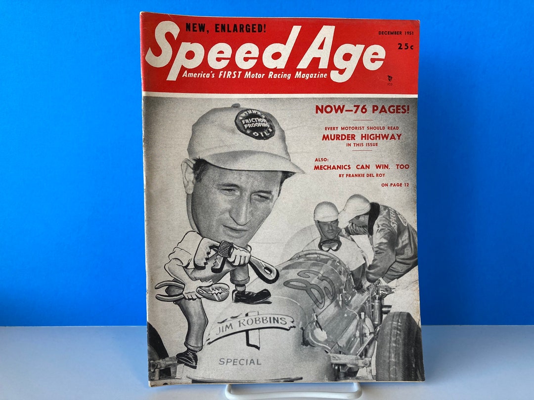 Speed Age Magazine December 1951 - Etsy