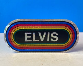 Elvis Name Sticker - Etsy