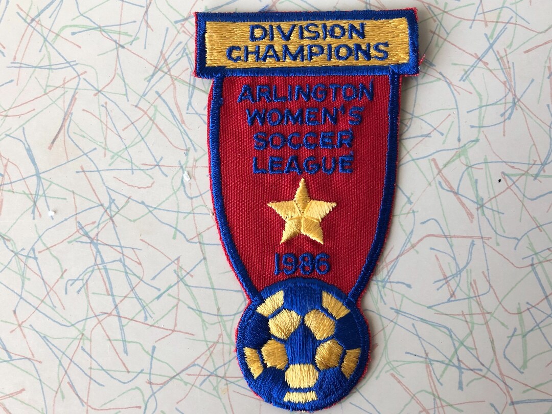 Vintage Arlington Women's Soccer League Division Champions Patch - Etsy