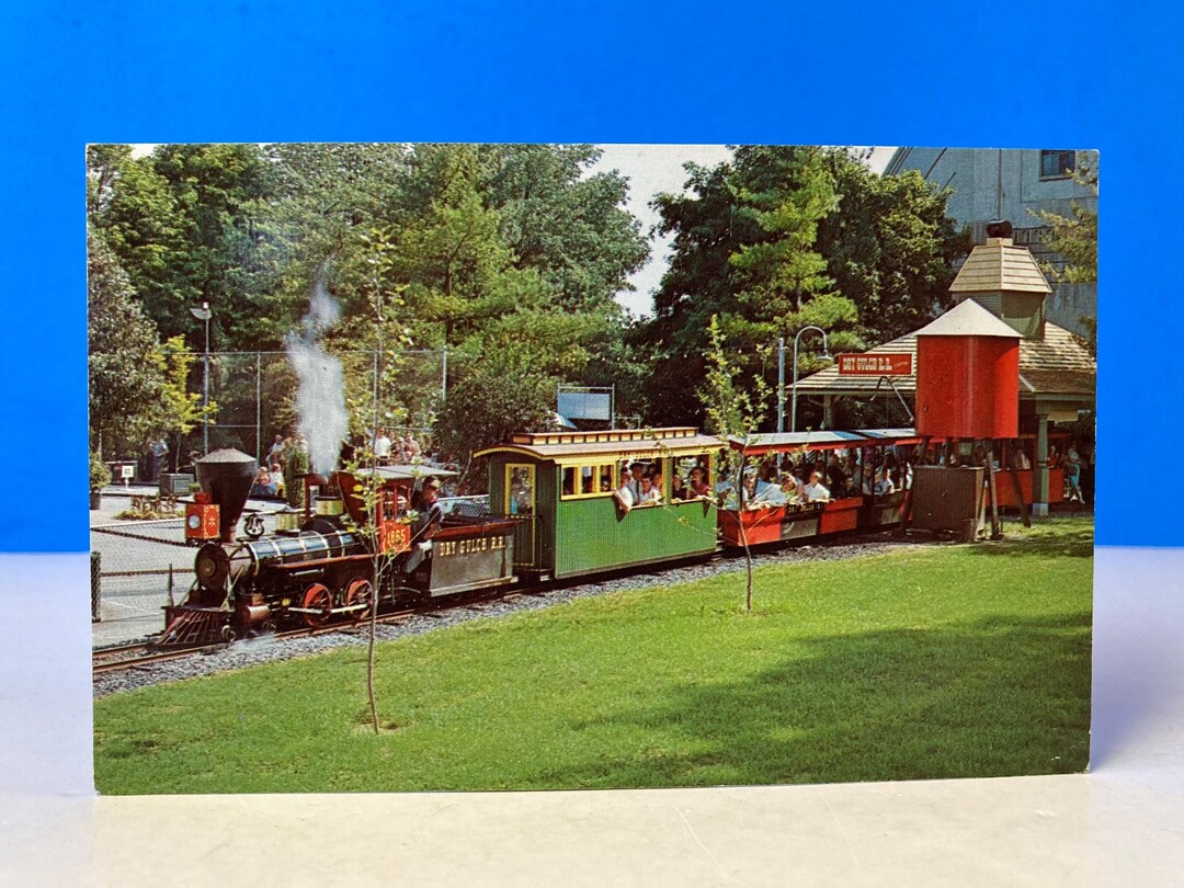 Dry Gulch Railroad Postcard Hershey Park - Etsy