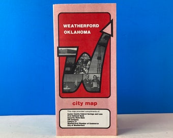 Weatherford Map City Art Ready to Hang 10x12 - Etsy