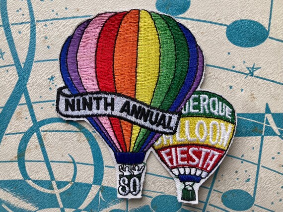 1980 Balloon Fiesta Albuquerque Balloon Patch - Gem