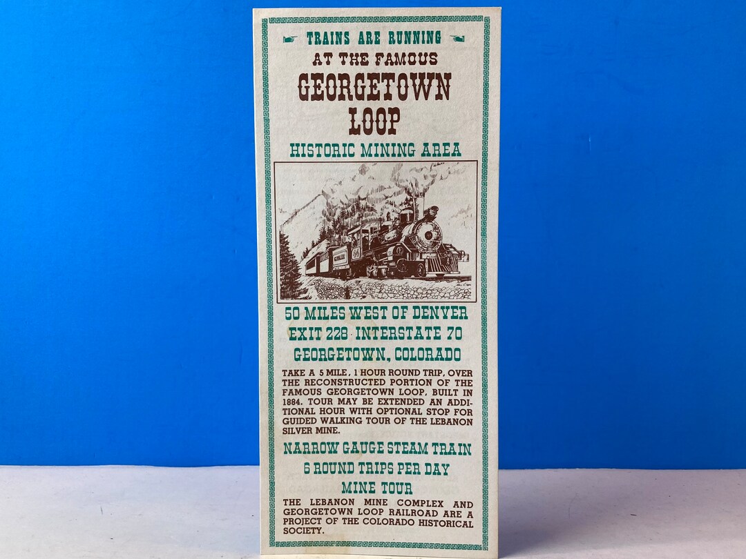 Georgetown Loop Brochure - Etsy