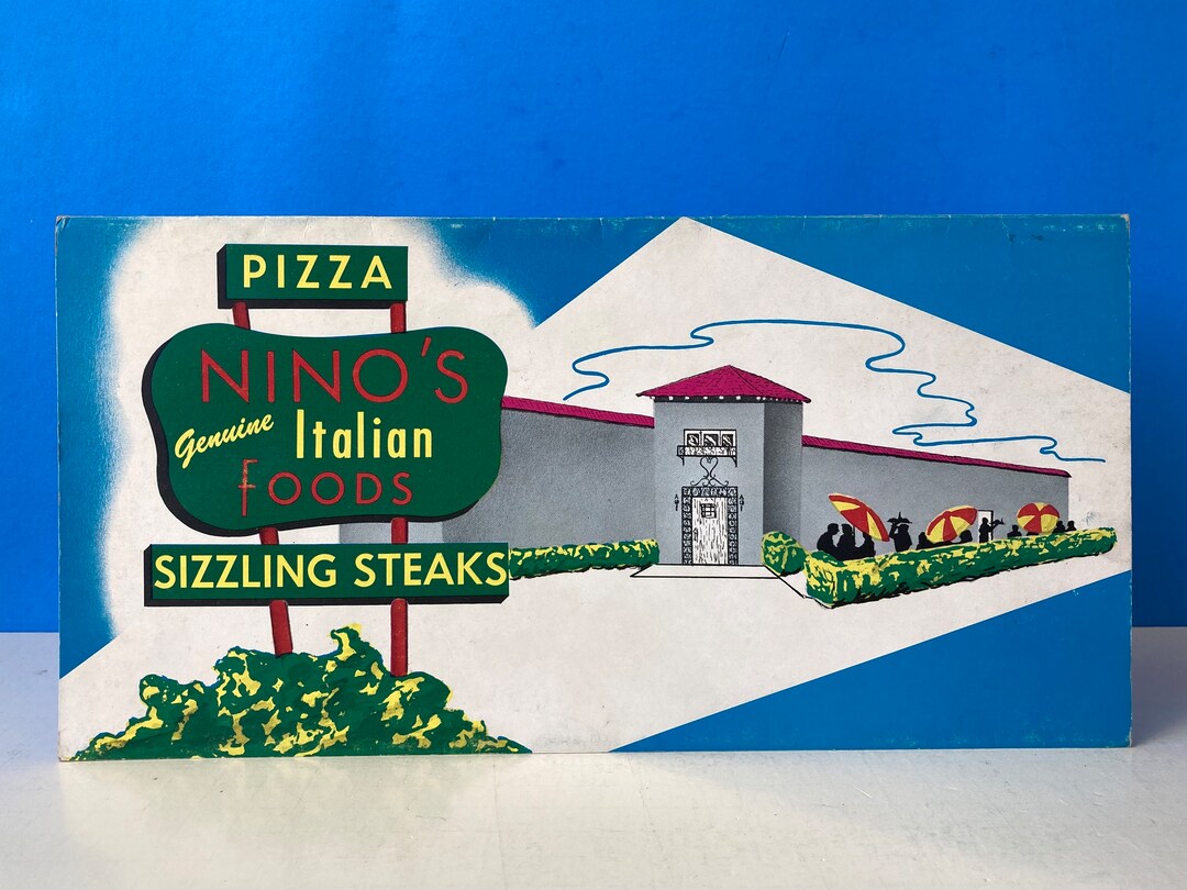 Nino's Genuine Italian Foods Menu - Etsy