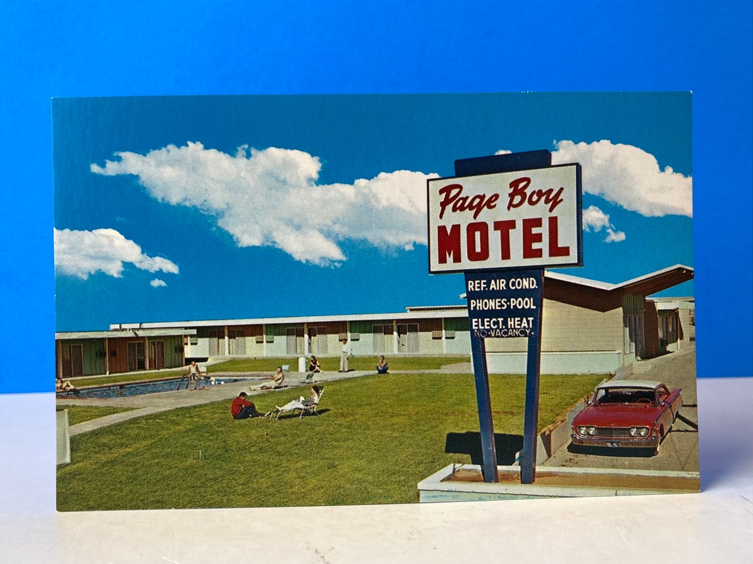 Page Boy Motel Postcard - Etsy