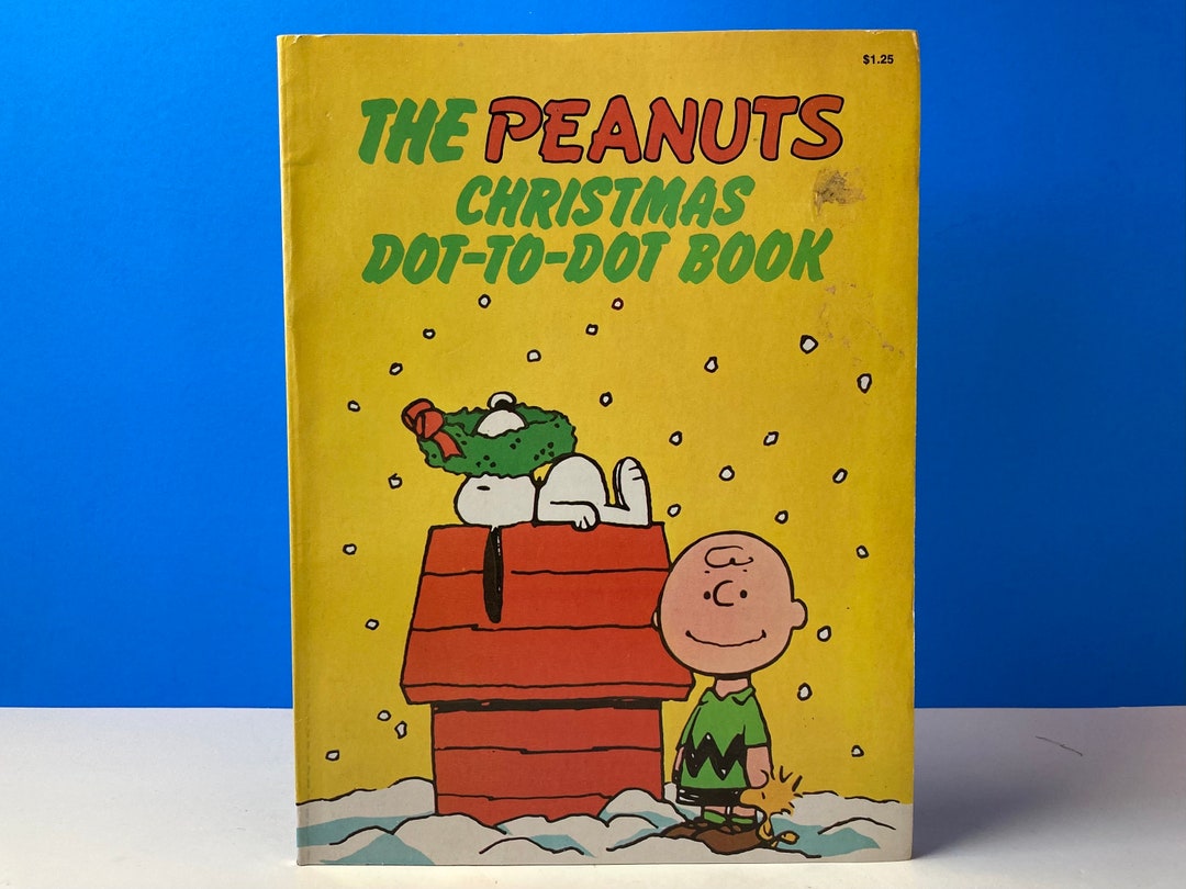 The Peanuts Christmas Dot-to-dot Book - Etsy
