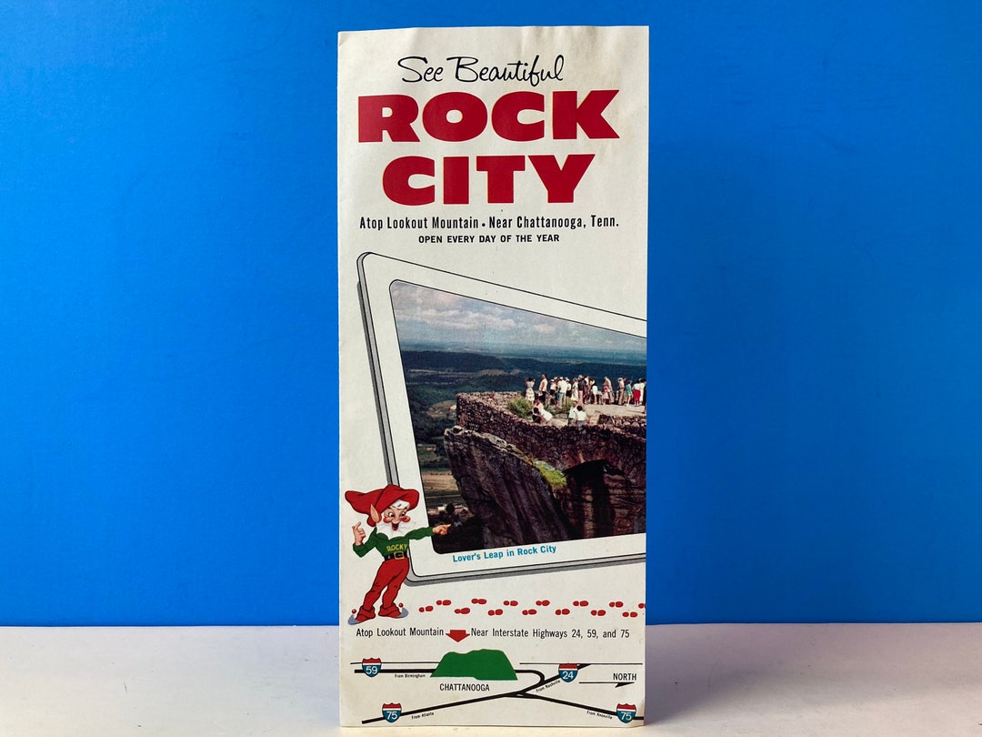 See Beautiful Rock City Tennessee Brochure - Etsy