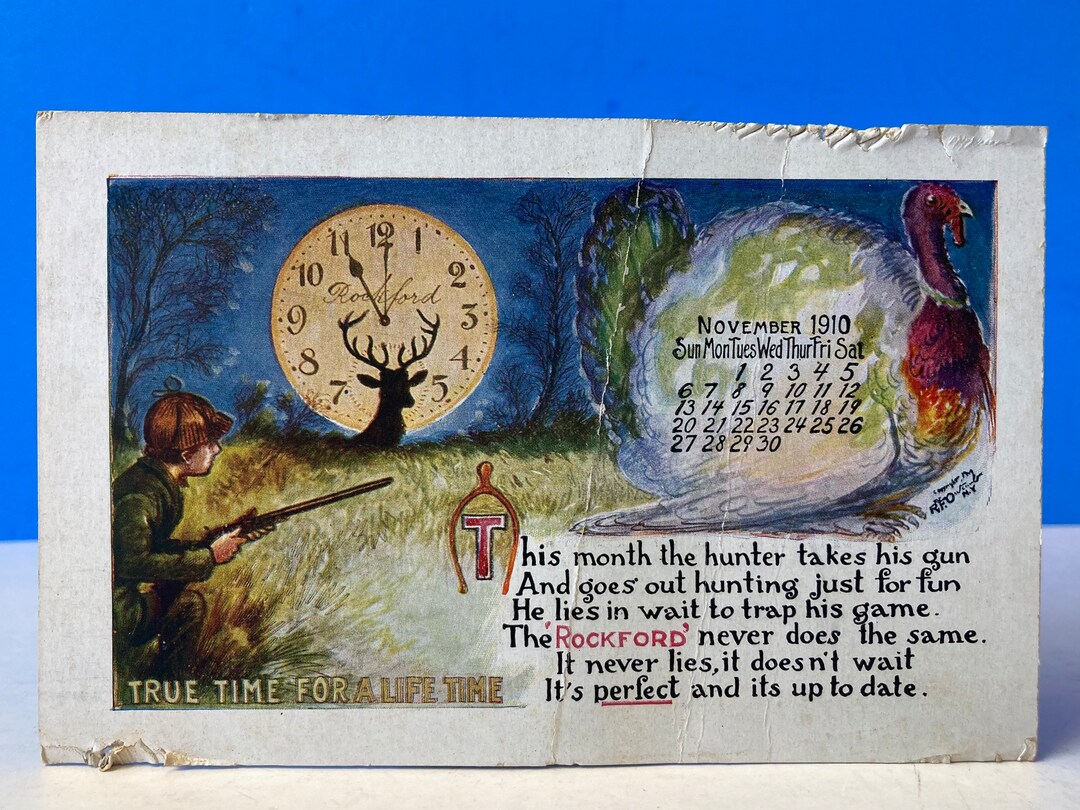 November 1910 Rockford Watches Postcard - Etsy