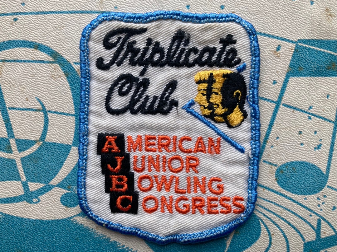 AJBC Triplicate Club Bowling Patch - Etsy