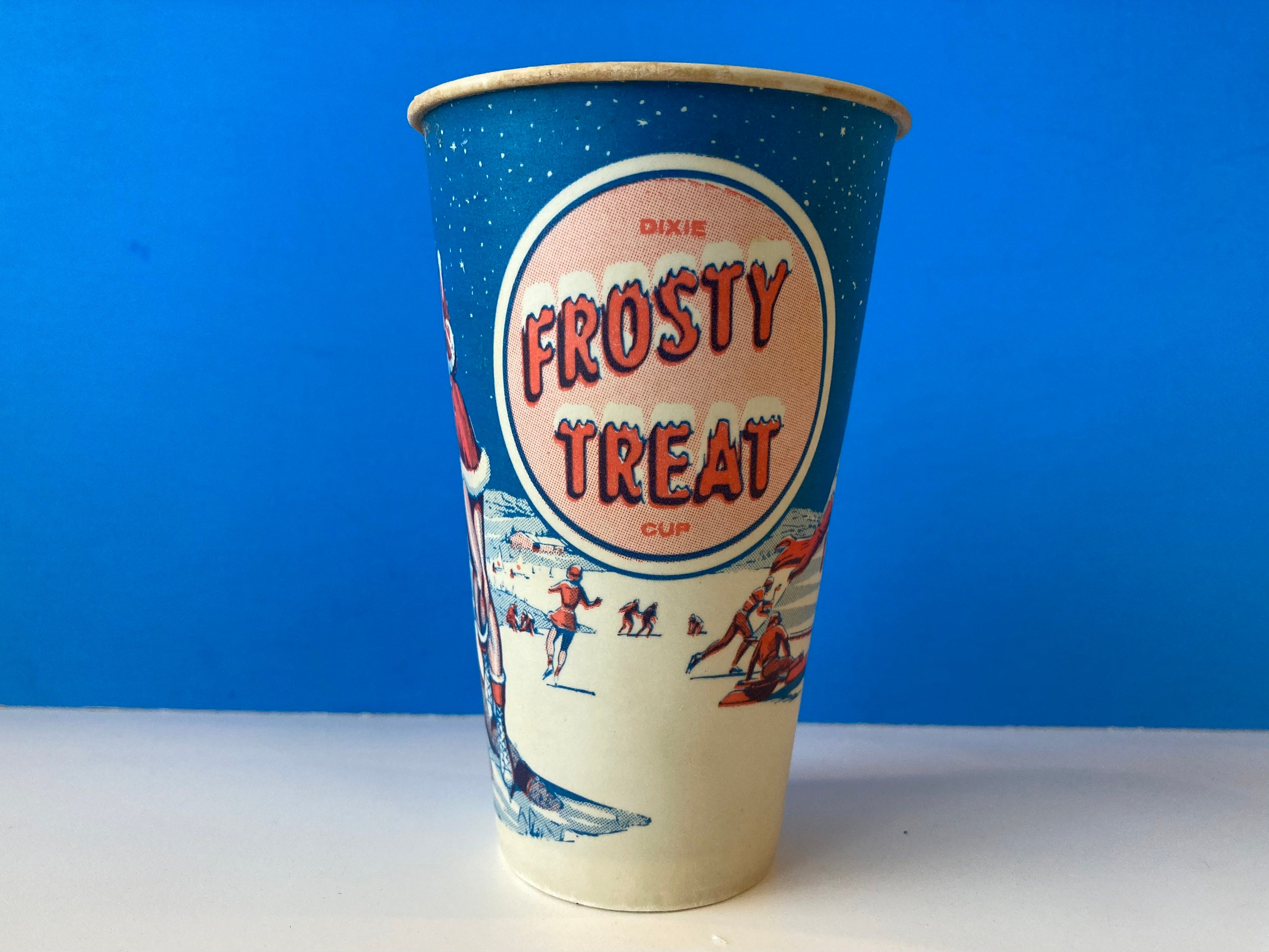 Dixie Cup Frosty Treat Ice Skating - Etsy
