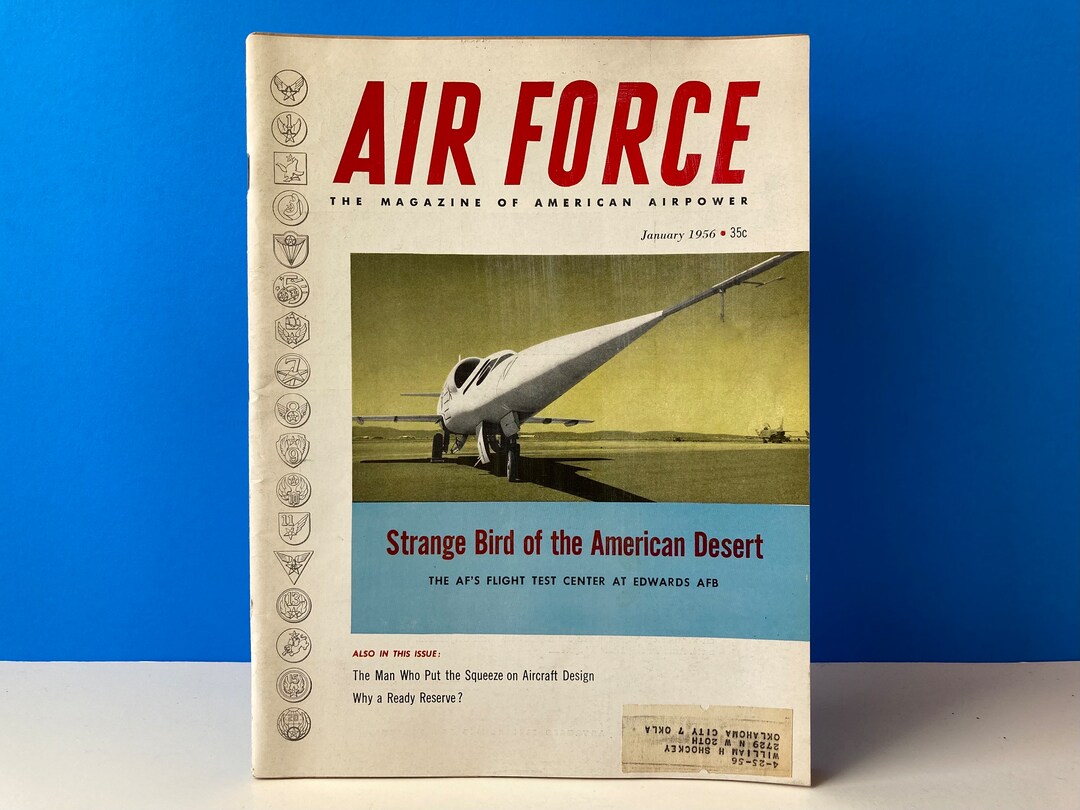Air Force Magazine January 1956 - Etsy