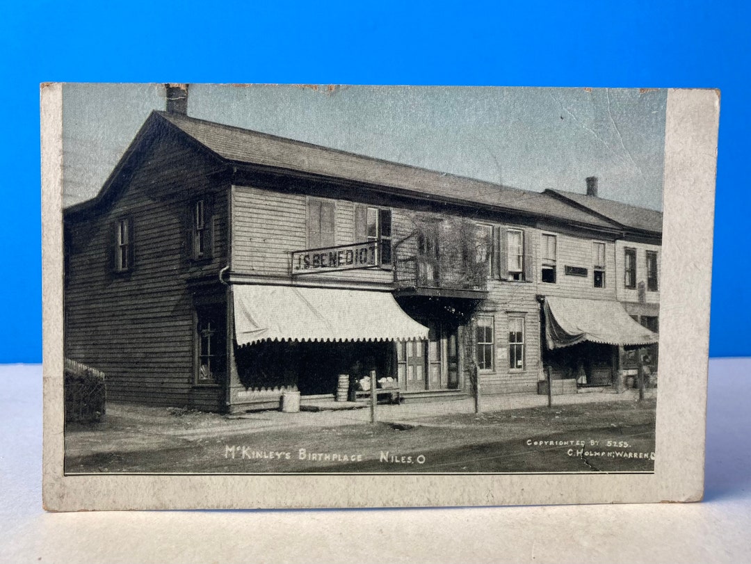 President Mckinley's Birthplace RPPC Postcard - Etsy Canada